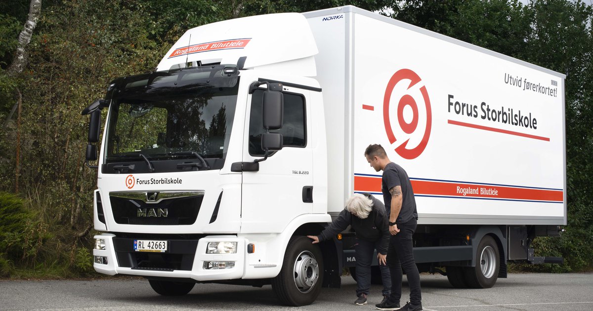 Klasse C1E - Lett lastebil med henger | Forus Storbilskole AS