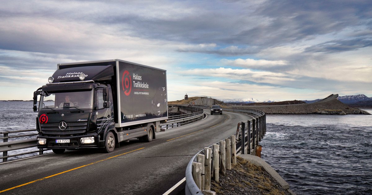 Klasse C1 - Lett lastebil | Halaas Trafikkskole AS